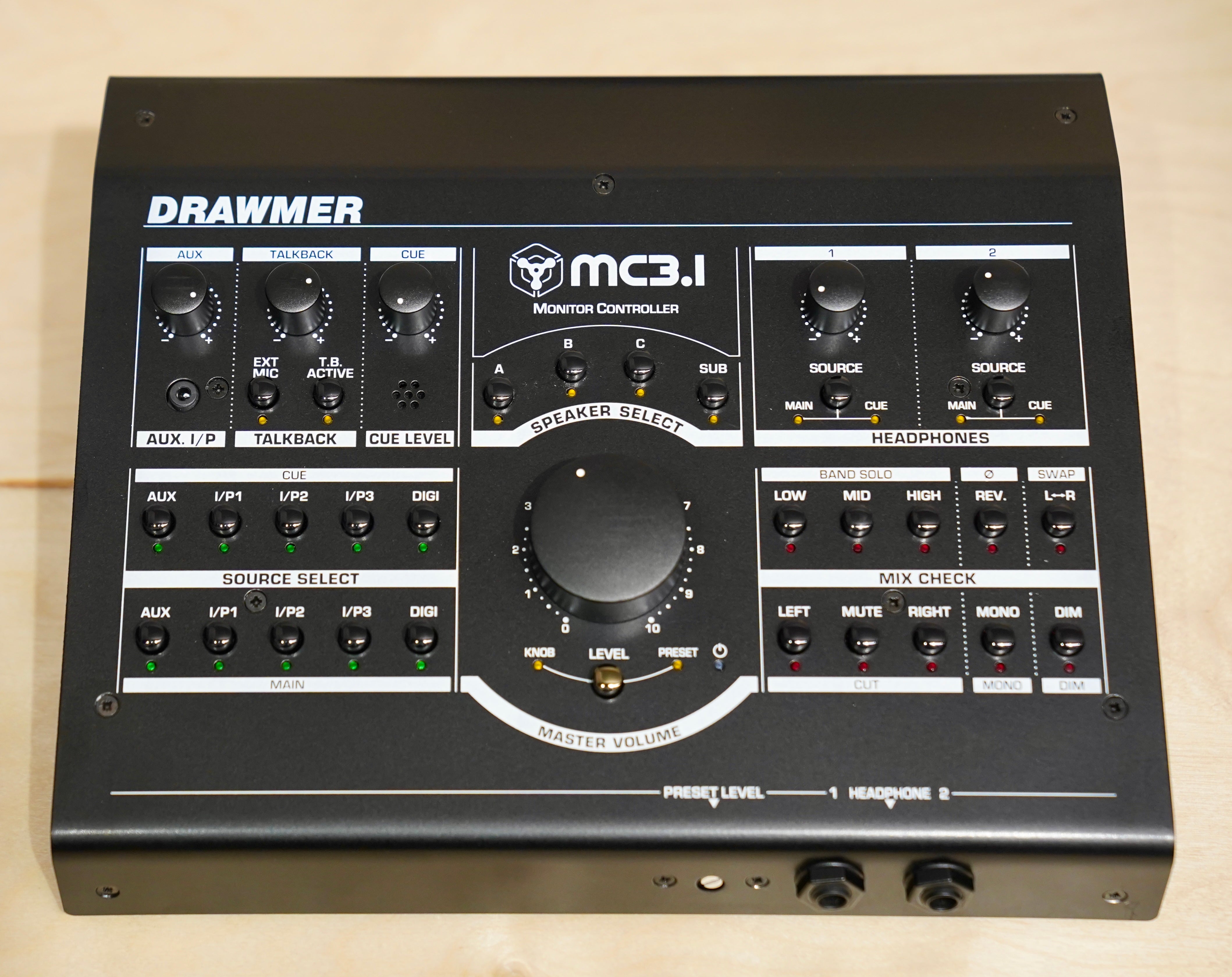 Drawmer MC3.1 Monitor Controller – Make Noise Pro Audio