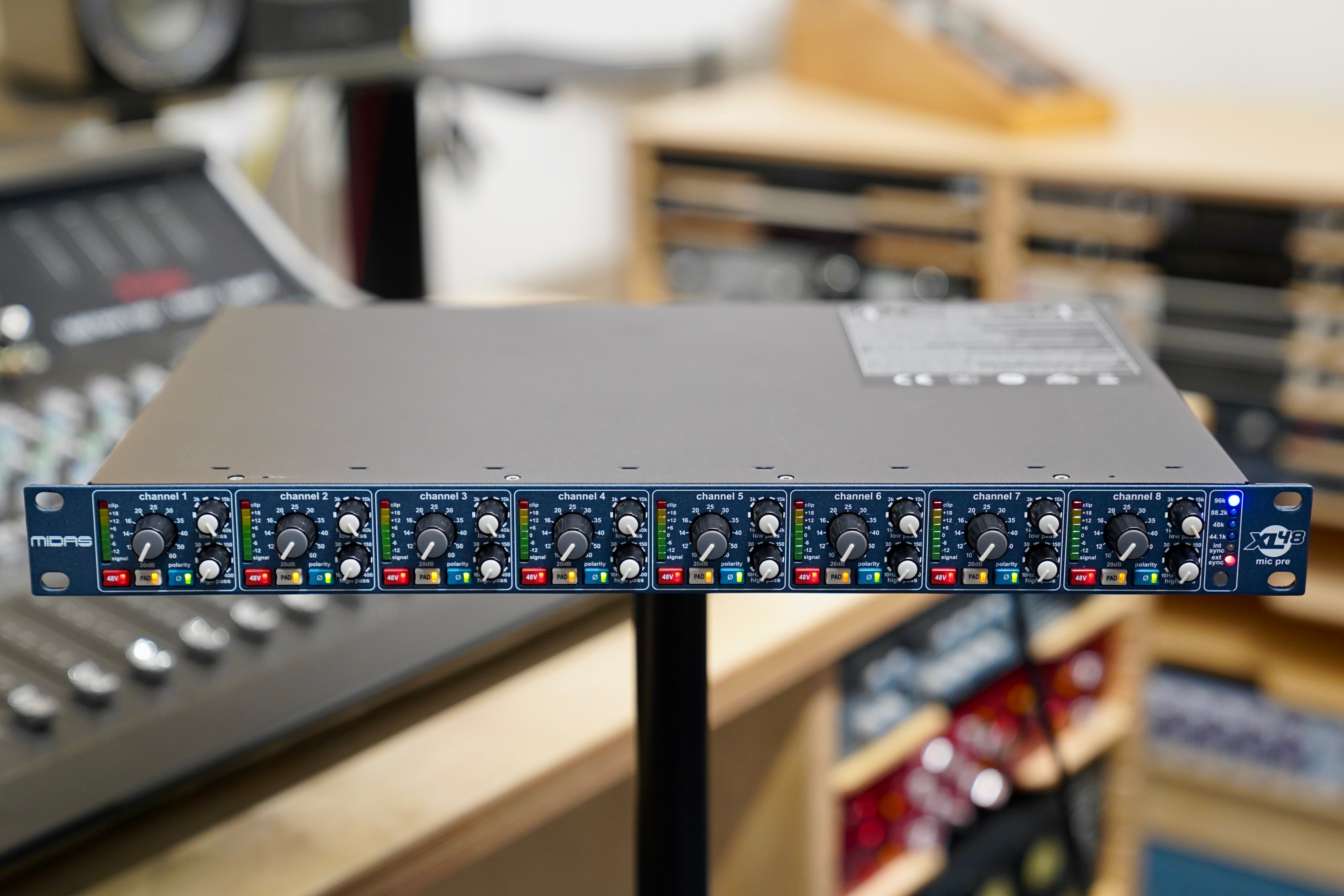 Midas XL48 Microphone Preamplifier – Make Noise Pro Audio