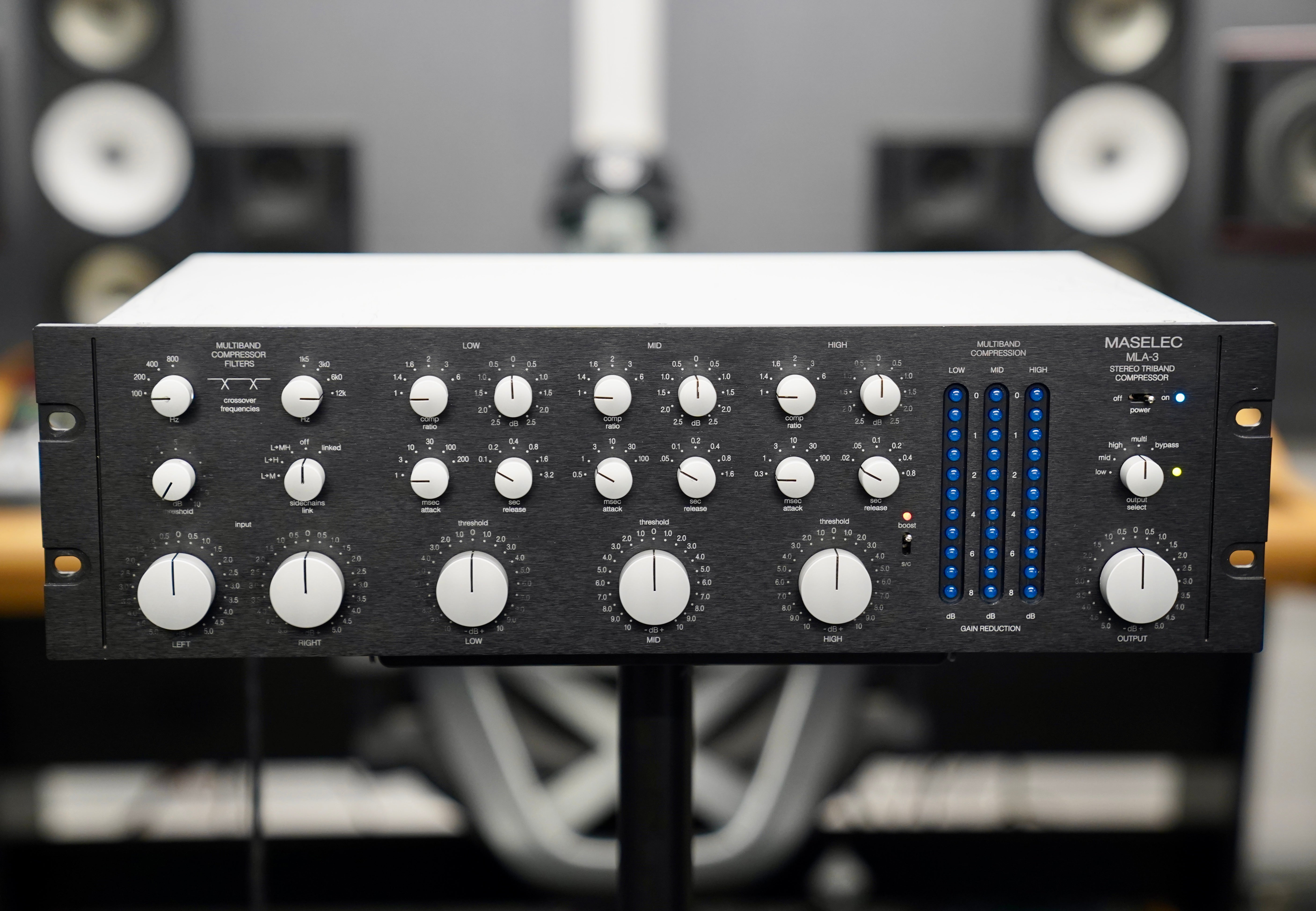 Maselec MLA-3 Stereo Triband Compressor – Make Noise Pro Audio