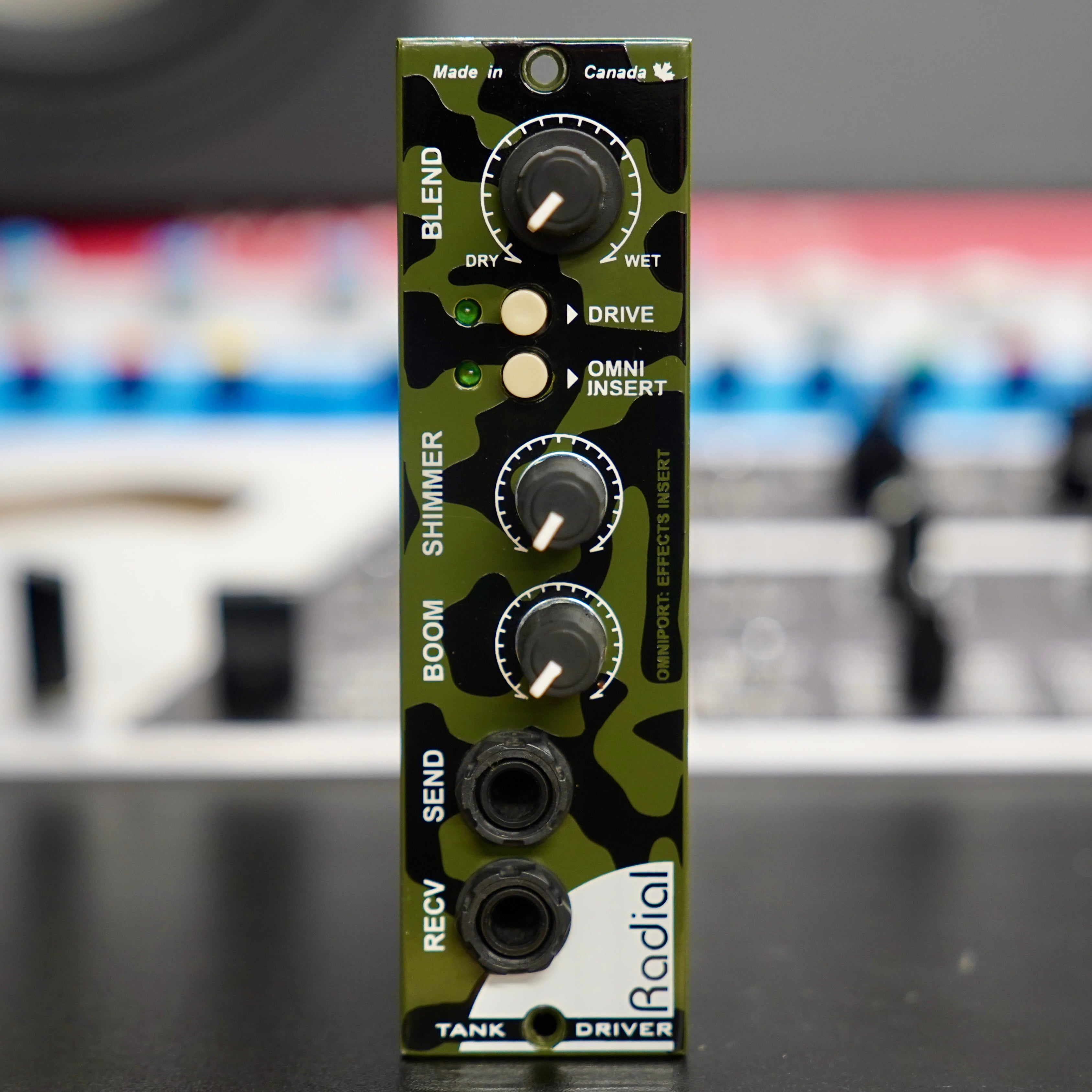 Radial Tank Driver w/ Accutronics Spring Tank – Make Noise Pro Audio