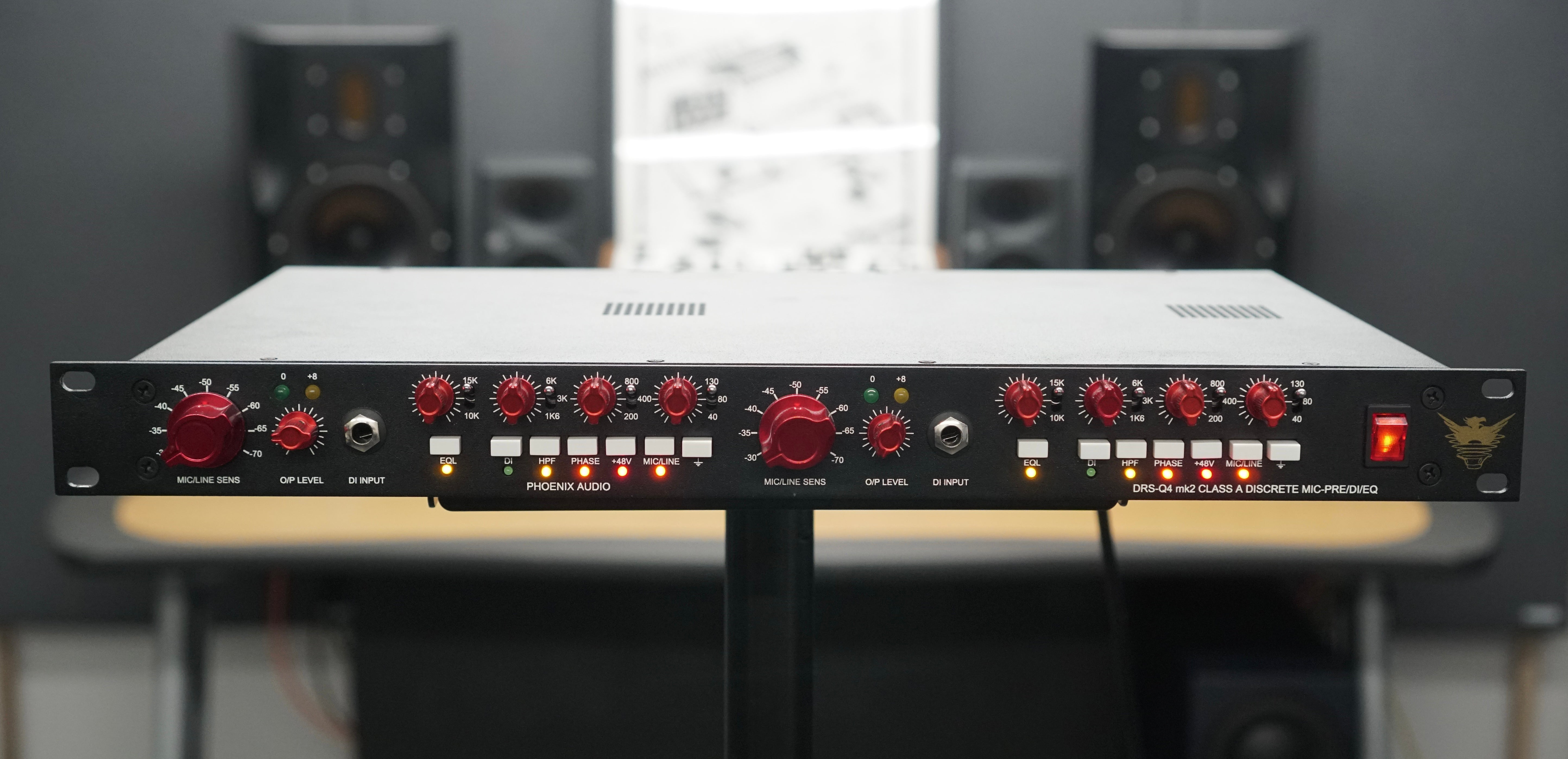 Phoenix Audio DRS-Q4 mk2 Class A Discrete Mic-Pre/DI/EQ – Make Noise ...