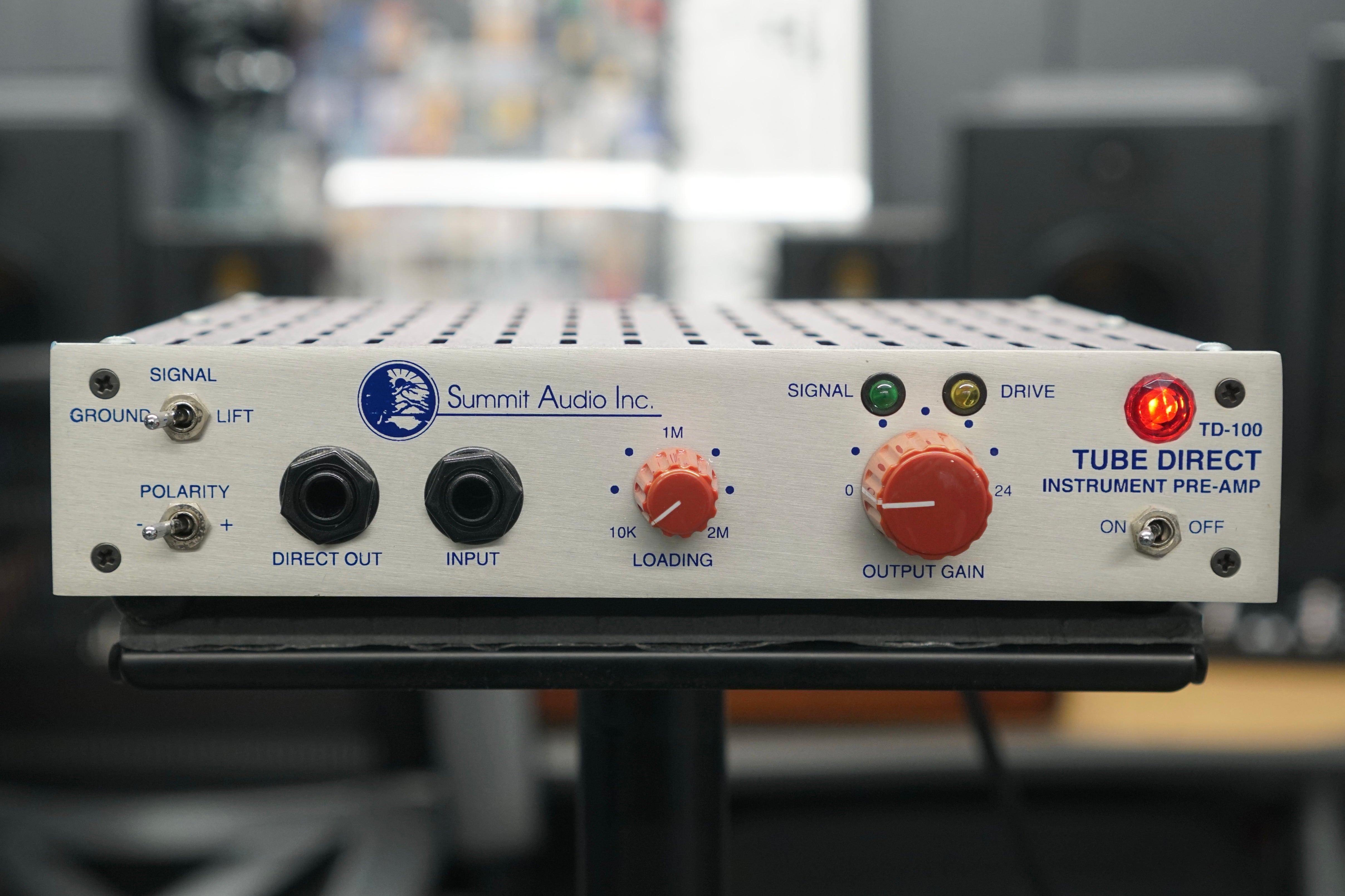 Summit Audio TD-100 Tube Direct Instrument Pre-Amp – Make Noise Pro Audio